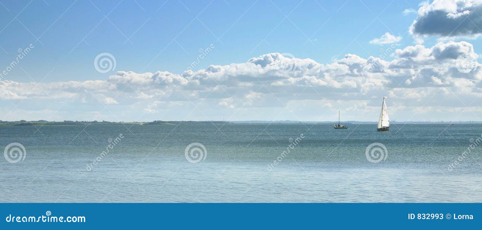Seascape with boats stock image. Image of blue, boat, ocean - 832993