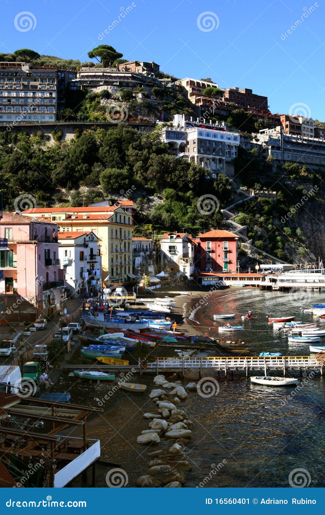 Seascape of Italy stock image. Image of beach, docks - 16560401