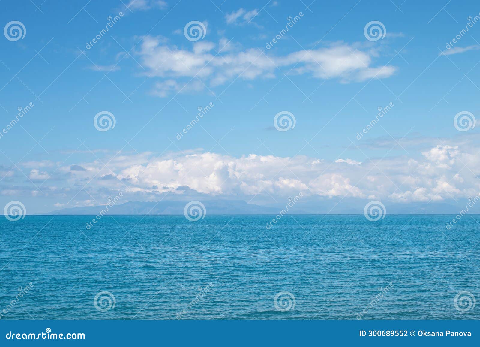 Seascape from Low Perspective. Blue Sea with Waves Stock Photo - Image ...