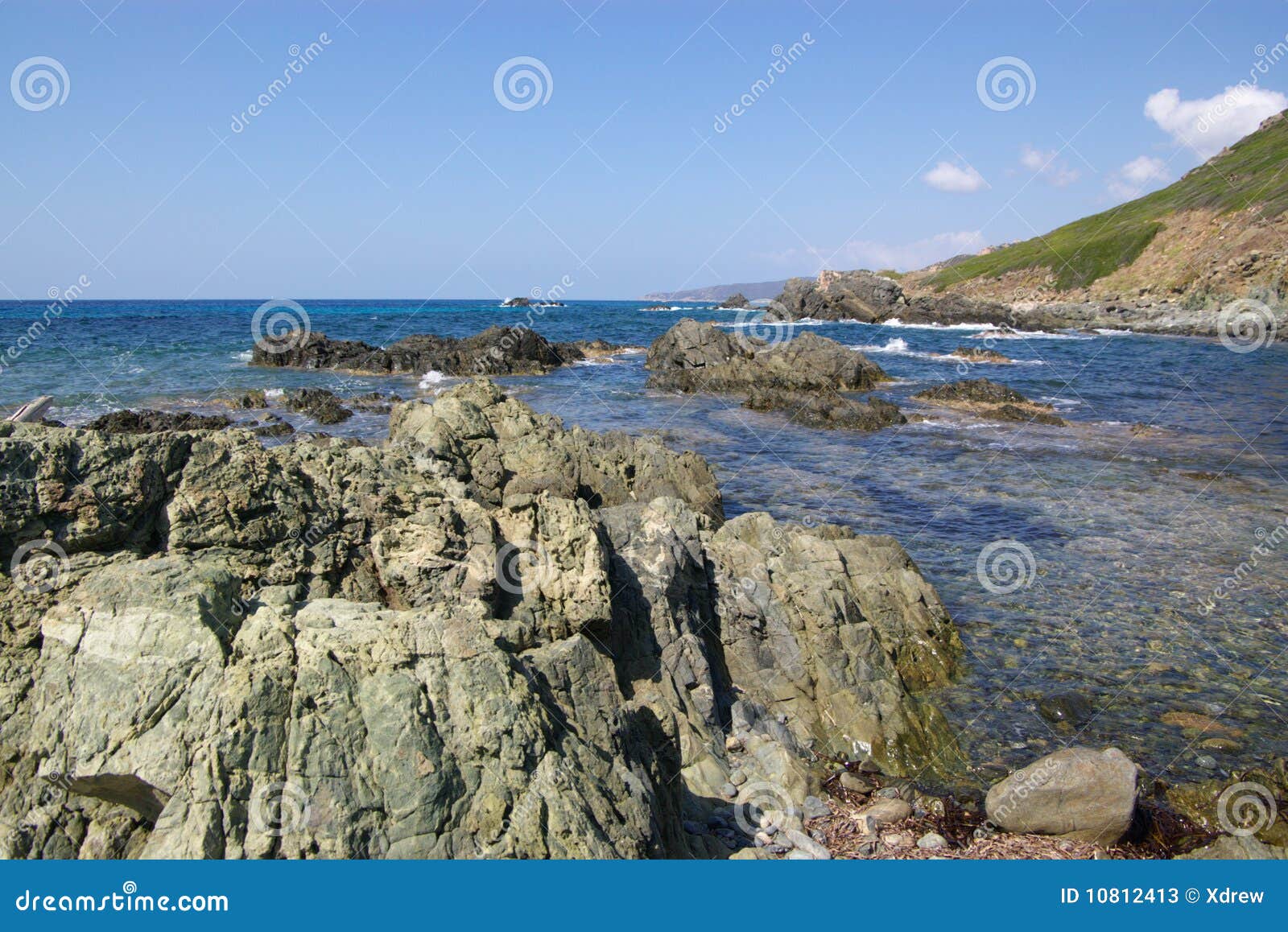 Seascape with rocks stock image. Image of coast, stone - 10812413