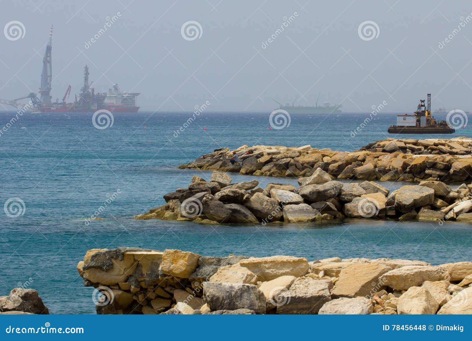 Seascape with Sailing Ships Stock Photo - Image of sunny, good: 78456448