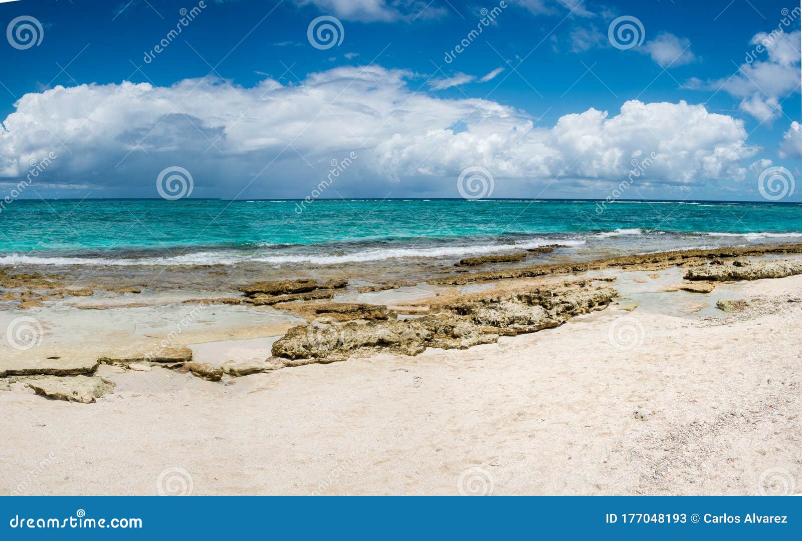 Seascape of Seven Colors Sea Stock Image - Image of pier, island: 177048193