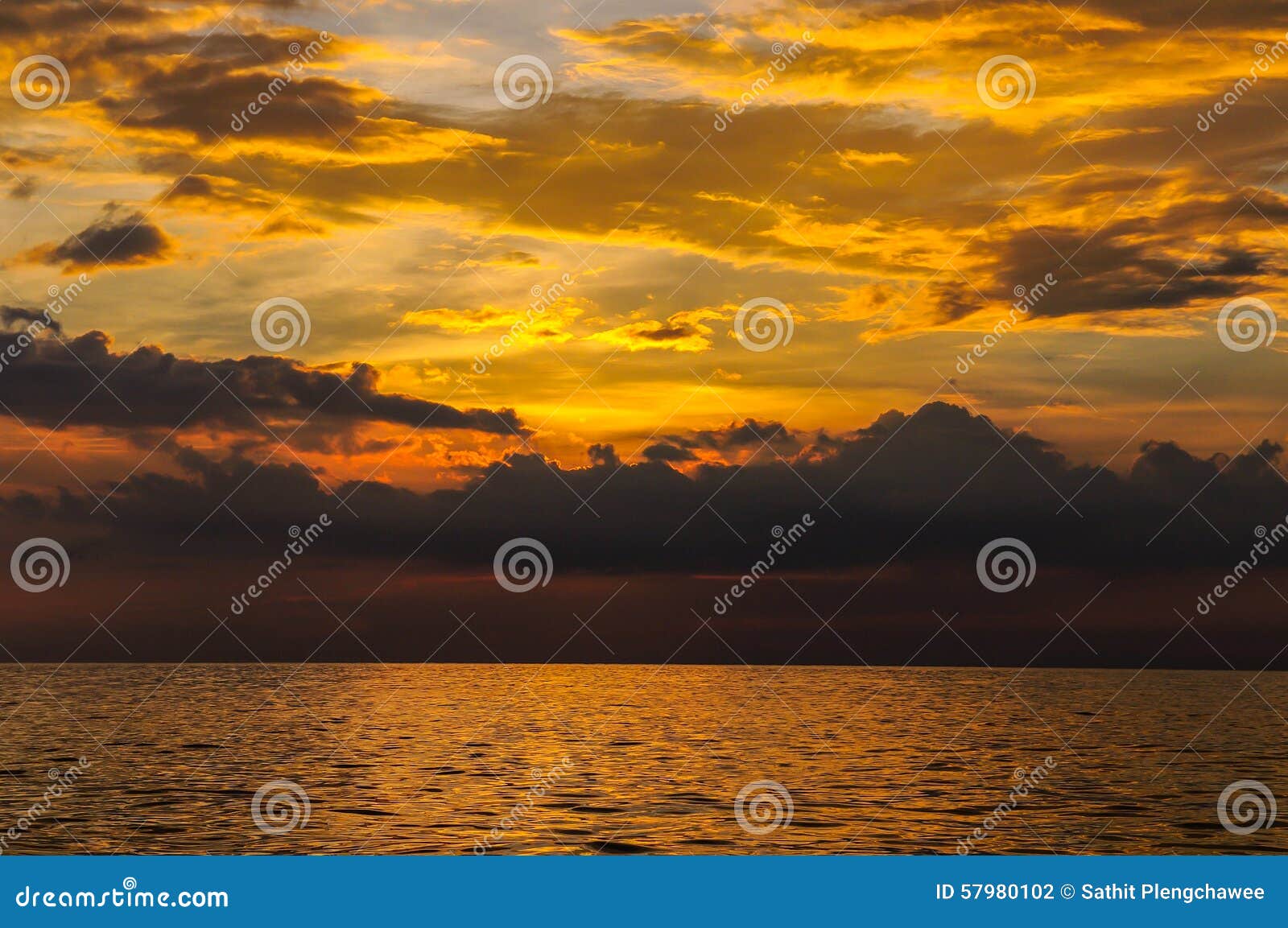 Seascape of Similand during Sunset, Lowkey, Background Stock Photo ...