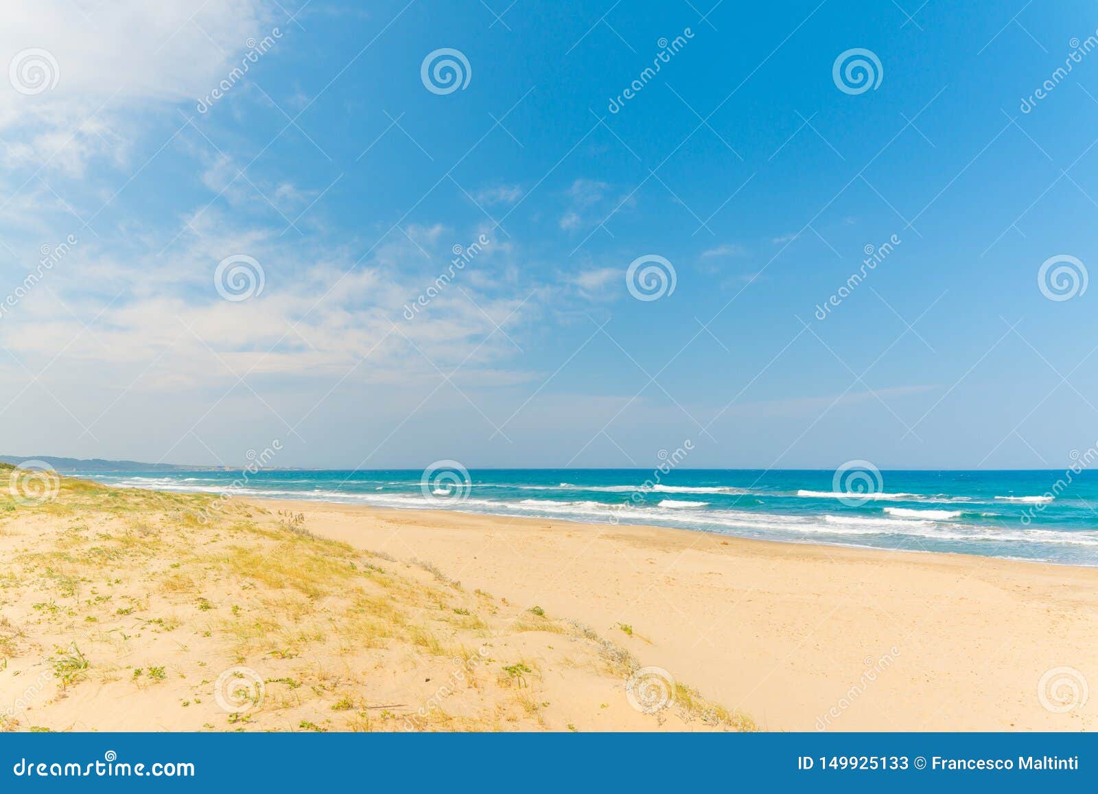 Seascape in a sunny day stock image. Image of landscape - 149925133