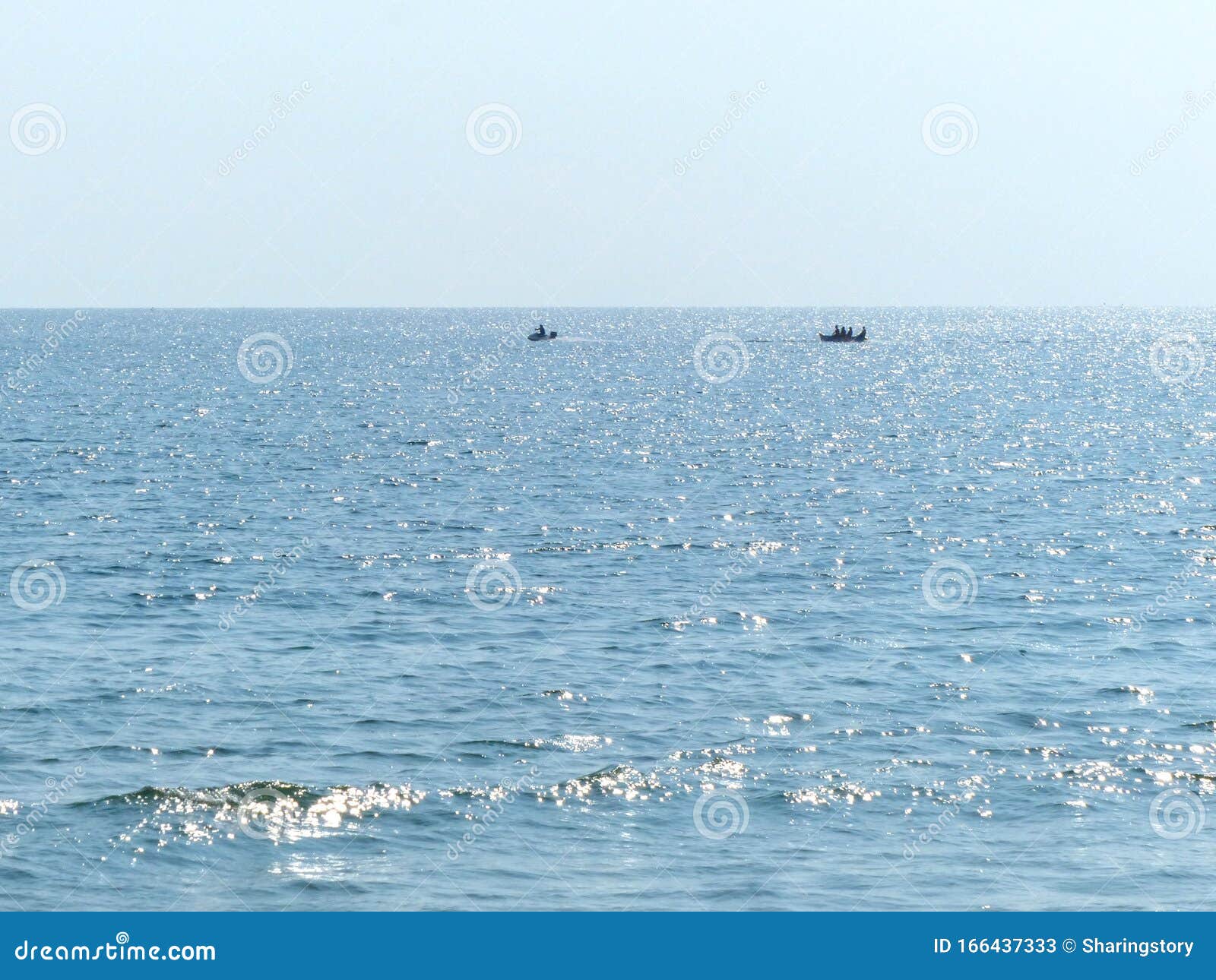 Seascape in sunny day stock image. Image of idyllic - 166437333
