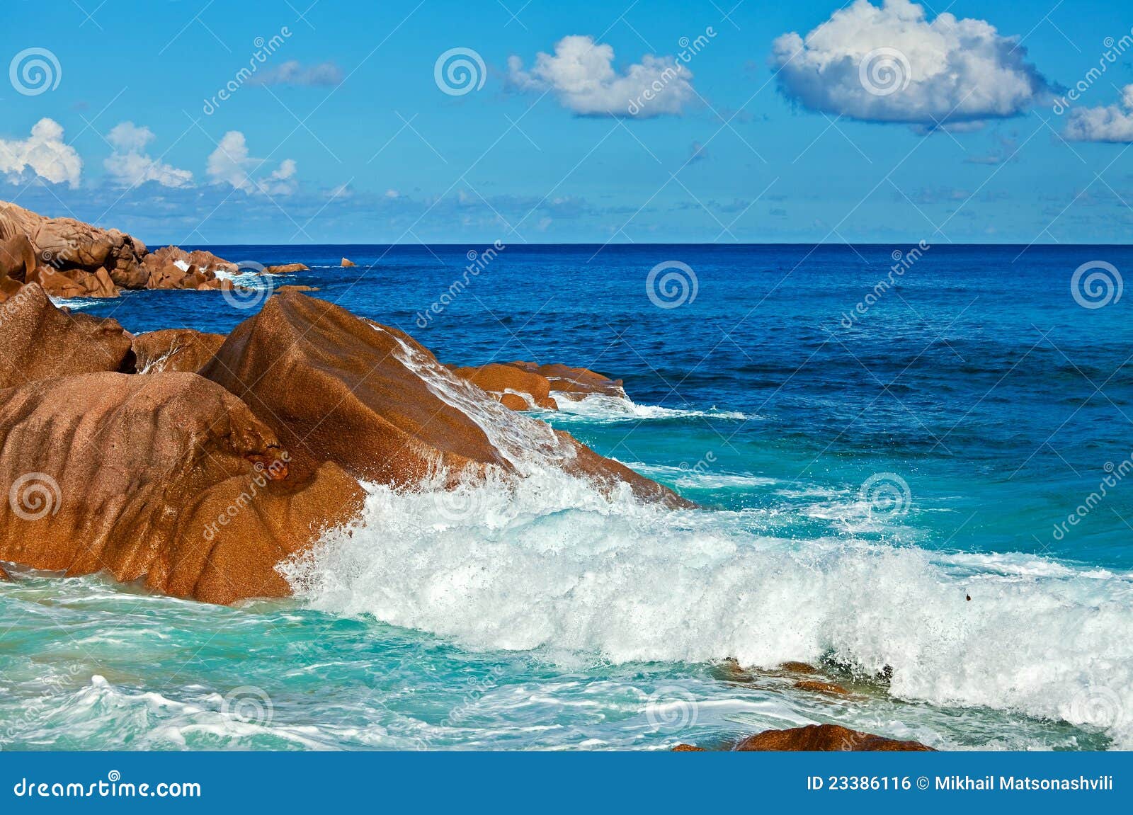 Seascape view stock photo. Image of seascape, beach, recreation - 23386116