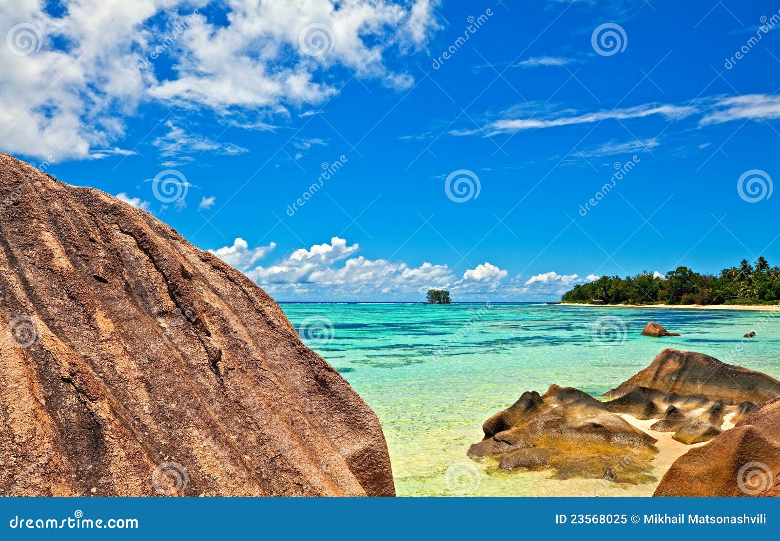 Seascape view stock image. Image of calm, hill, anse - 23568025
