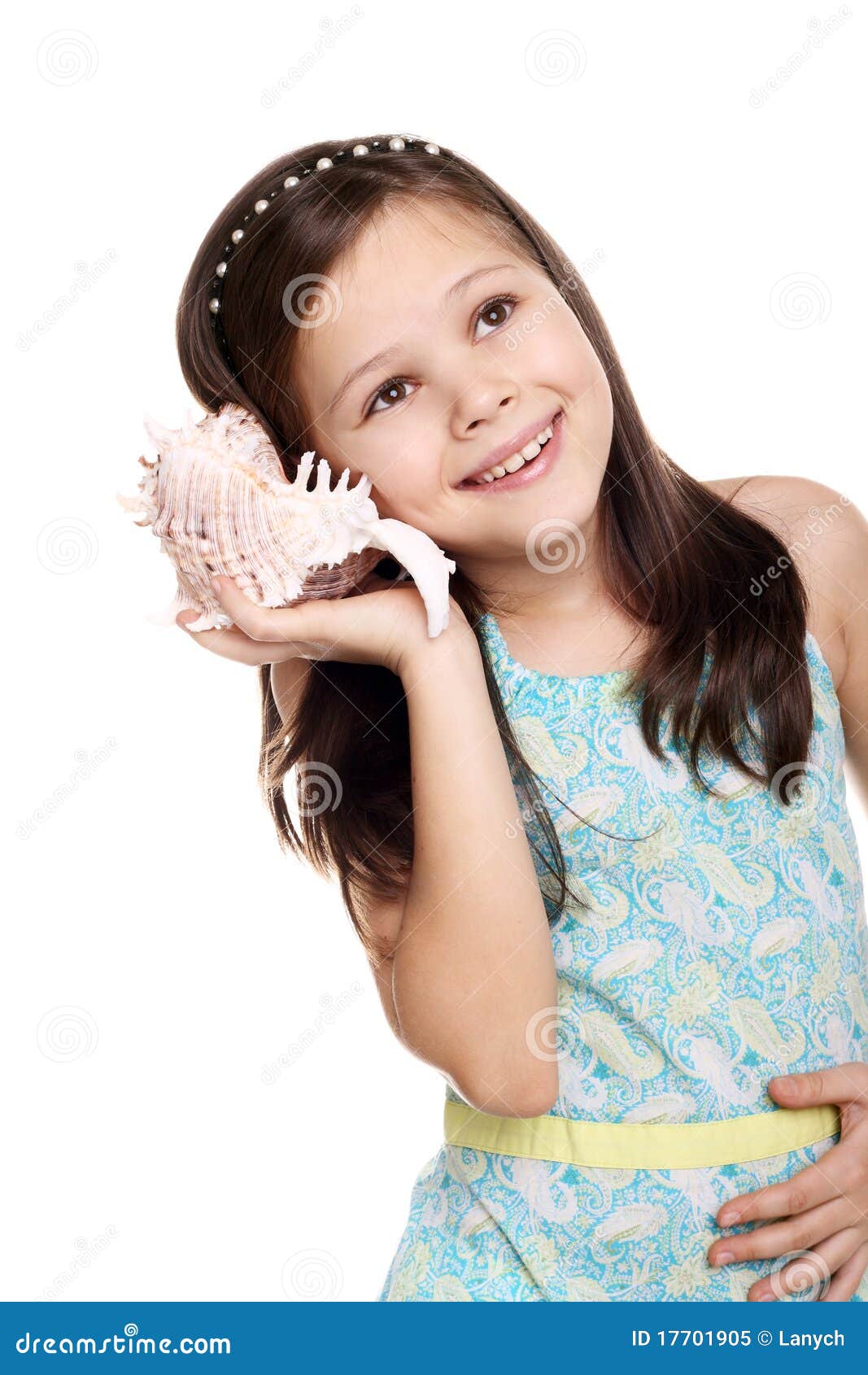 Seashell stock image. Image of eyes, adorable, person - 17701905