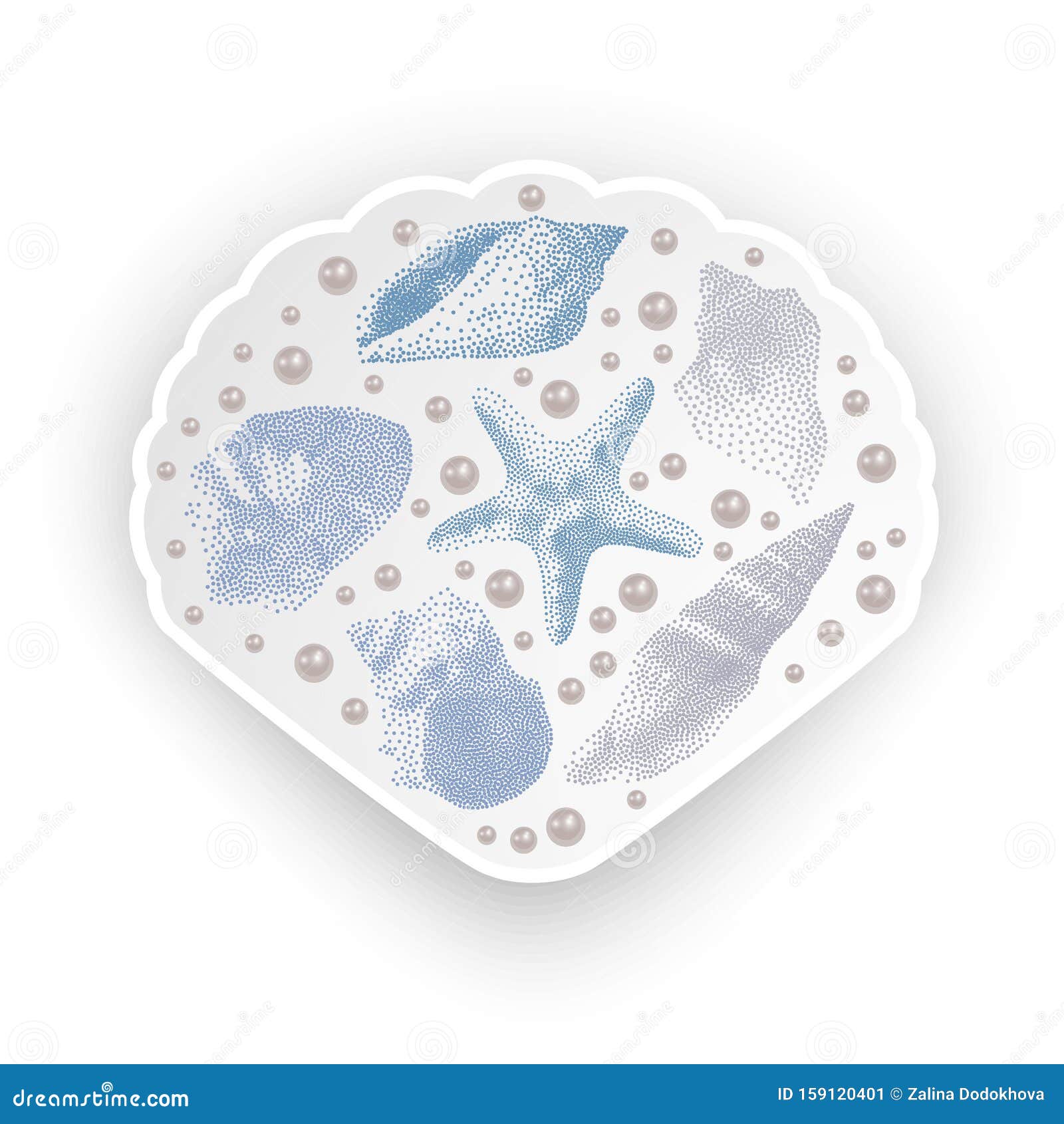 Seashell Element of Your Design, Travel Time Banner. Hello Summer ...