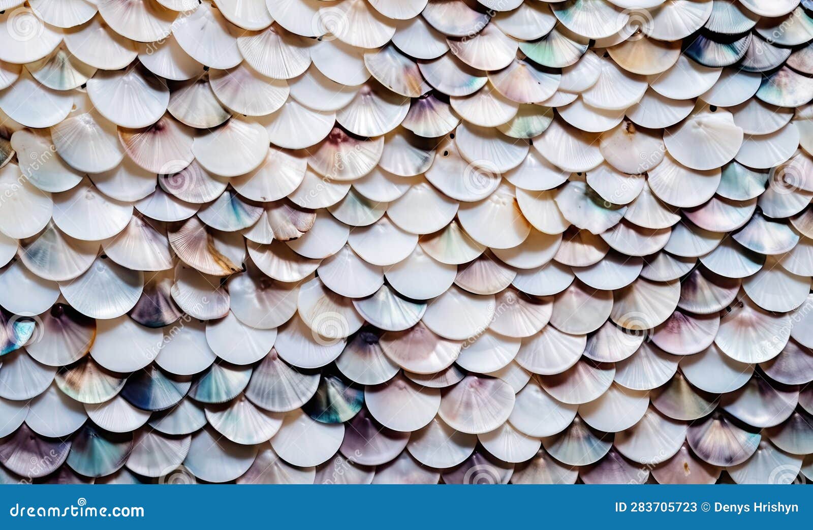 Seashell, Fish Scales, Moss Combine in an Abstract Texture Creating ...