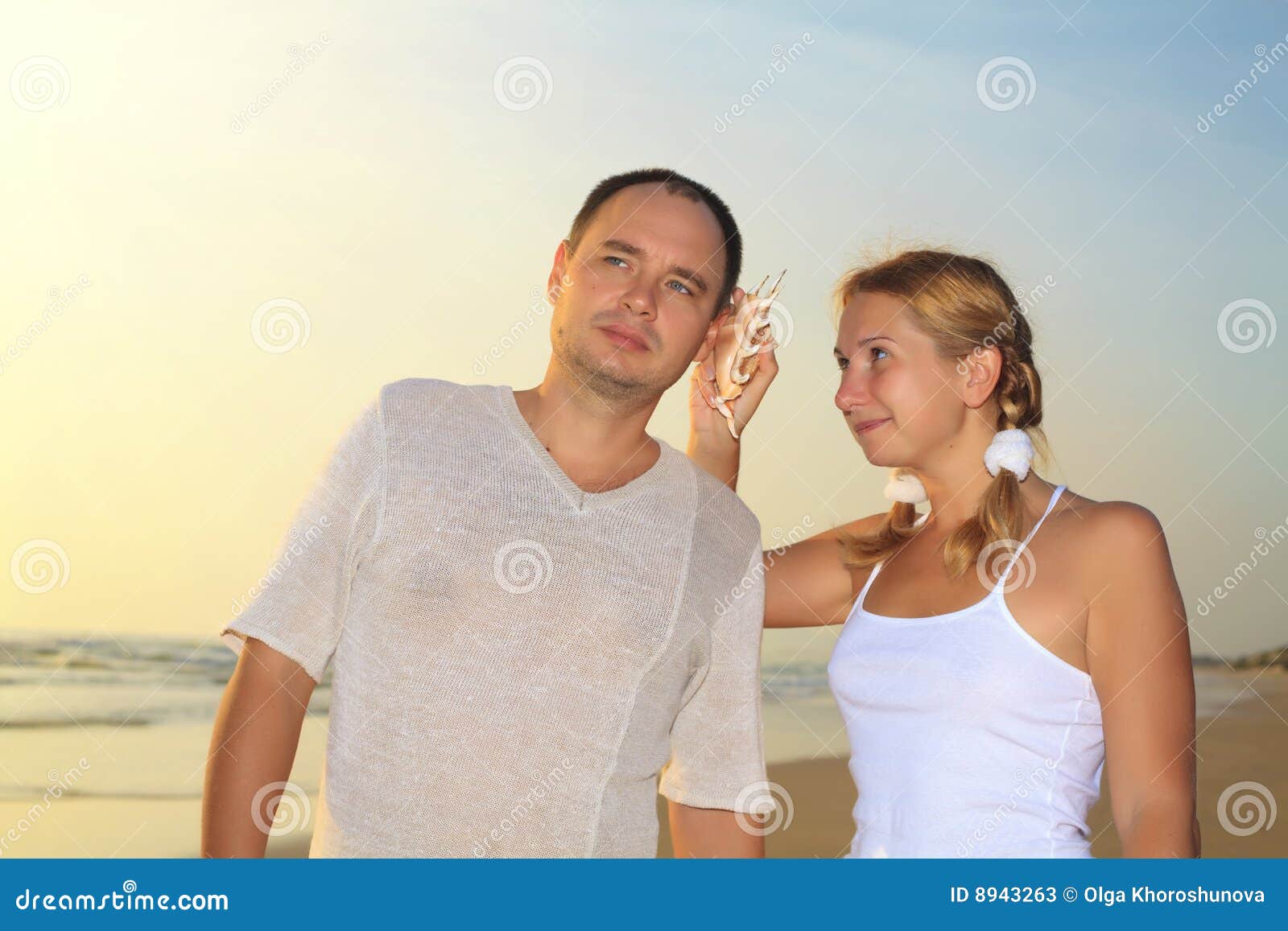 Seashell music stock image. Image of beautiful, beach - 8943263