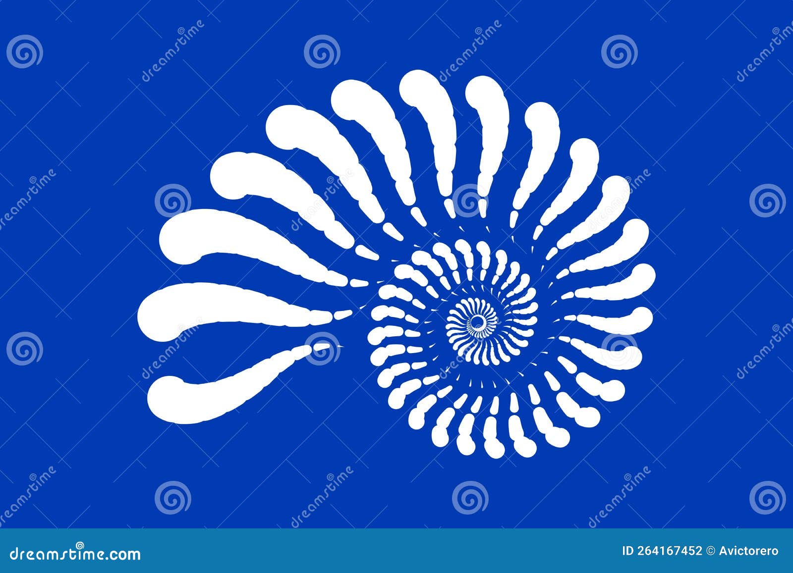 Seashell Nautilus Symbol Design Template Stock Vector - Illustration of ...