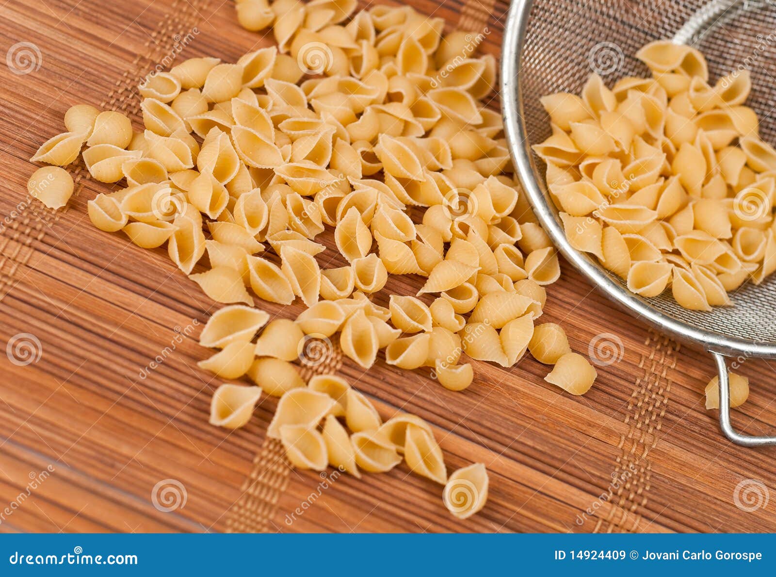 Seashell Pasta Macaroni stock image. Image of traditional - 14924409