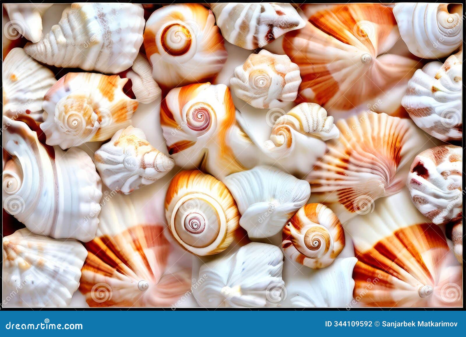 Seashell Patterns Seashell Patterns with Shapes Patterns and Col Stock ...
