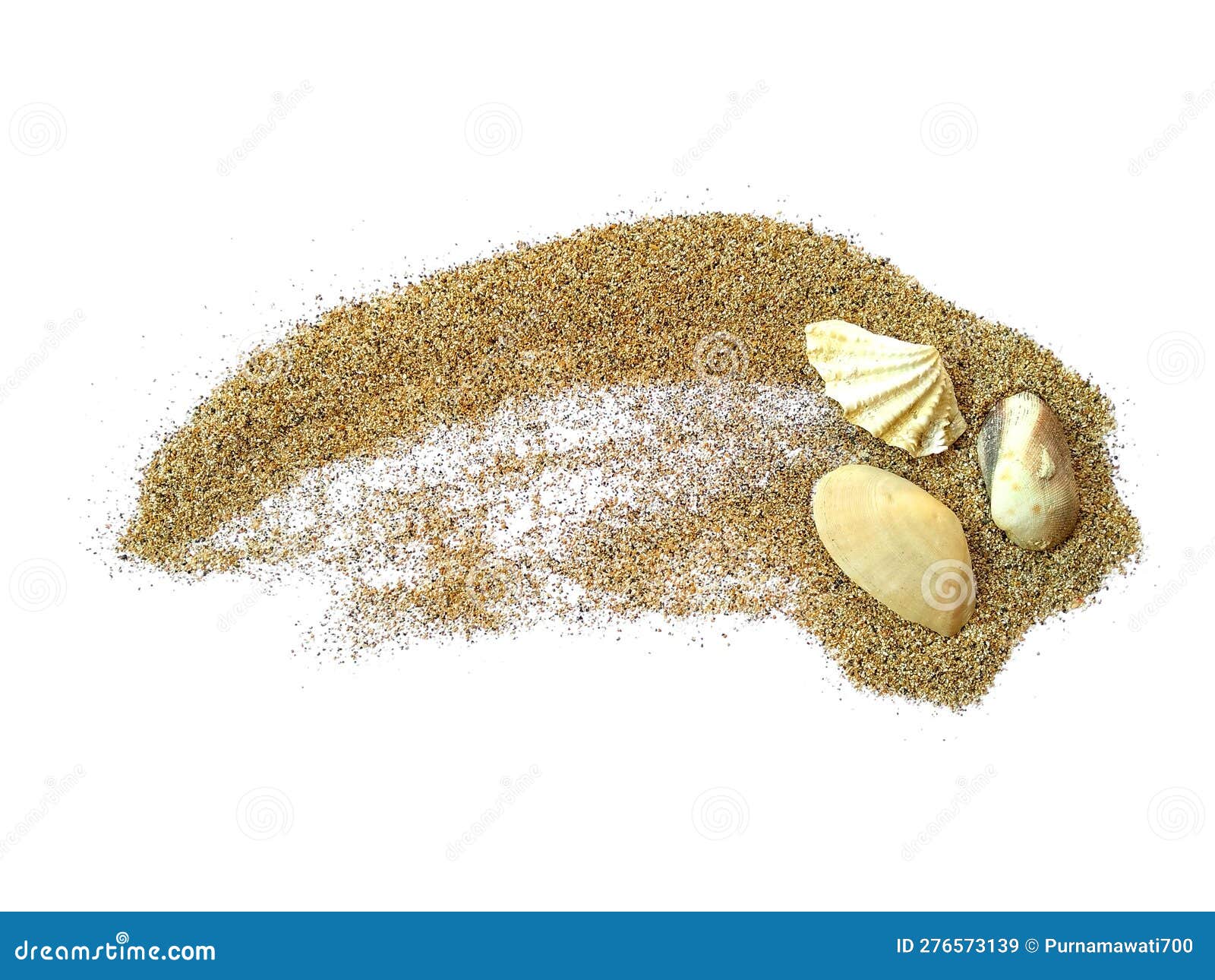 Seashell Seamless Pattern on Sand Beach Stock Image - Image of social ...