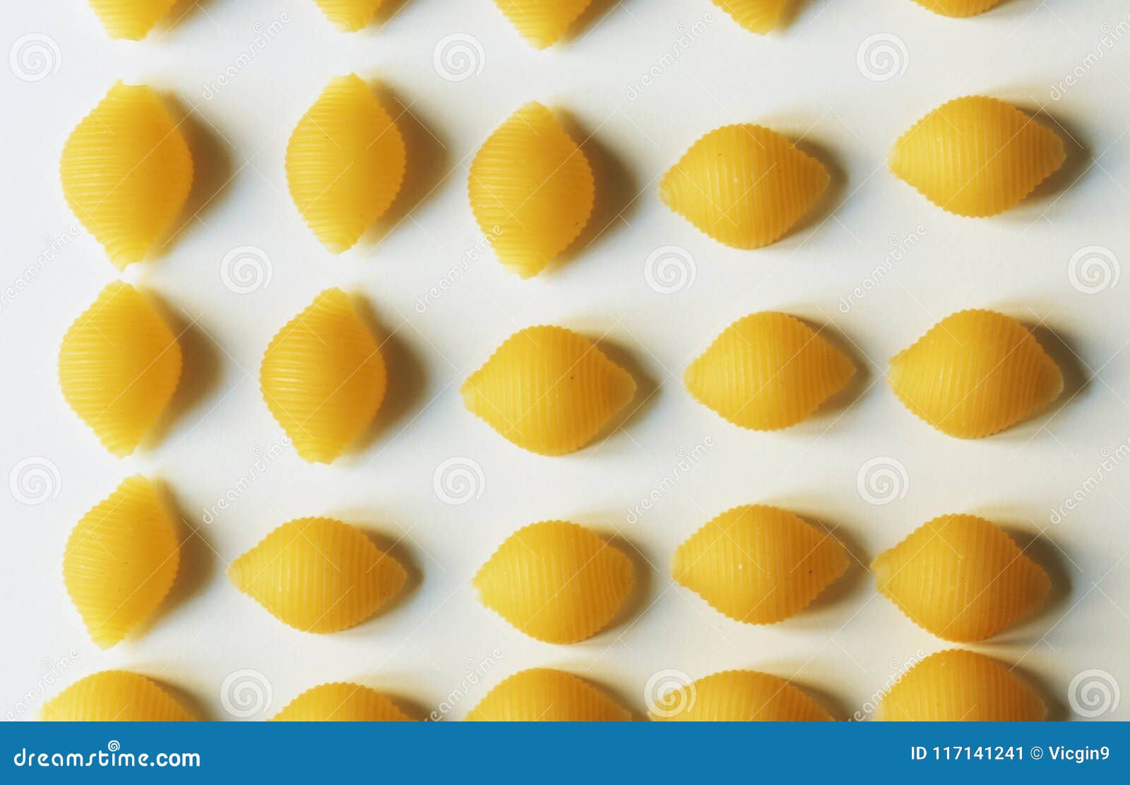 Seashell shaped pasta stock image. Image of delicious - 117141241