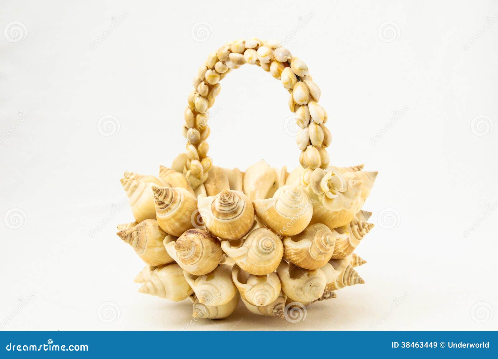 Seashell Vase Closeup stock image. Image of detail, decoration - 38463449