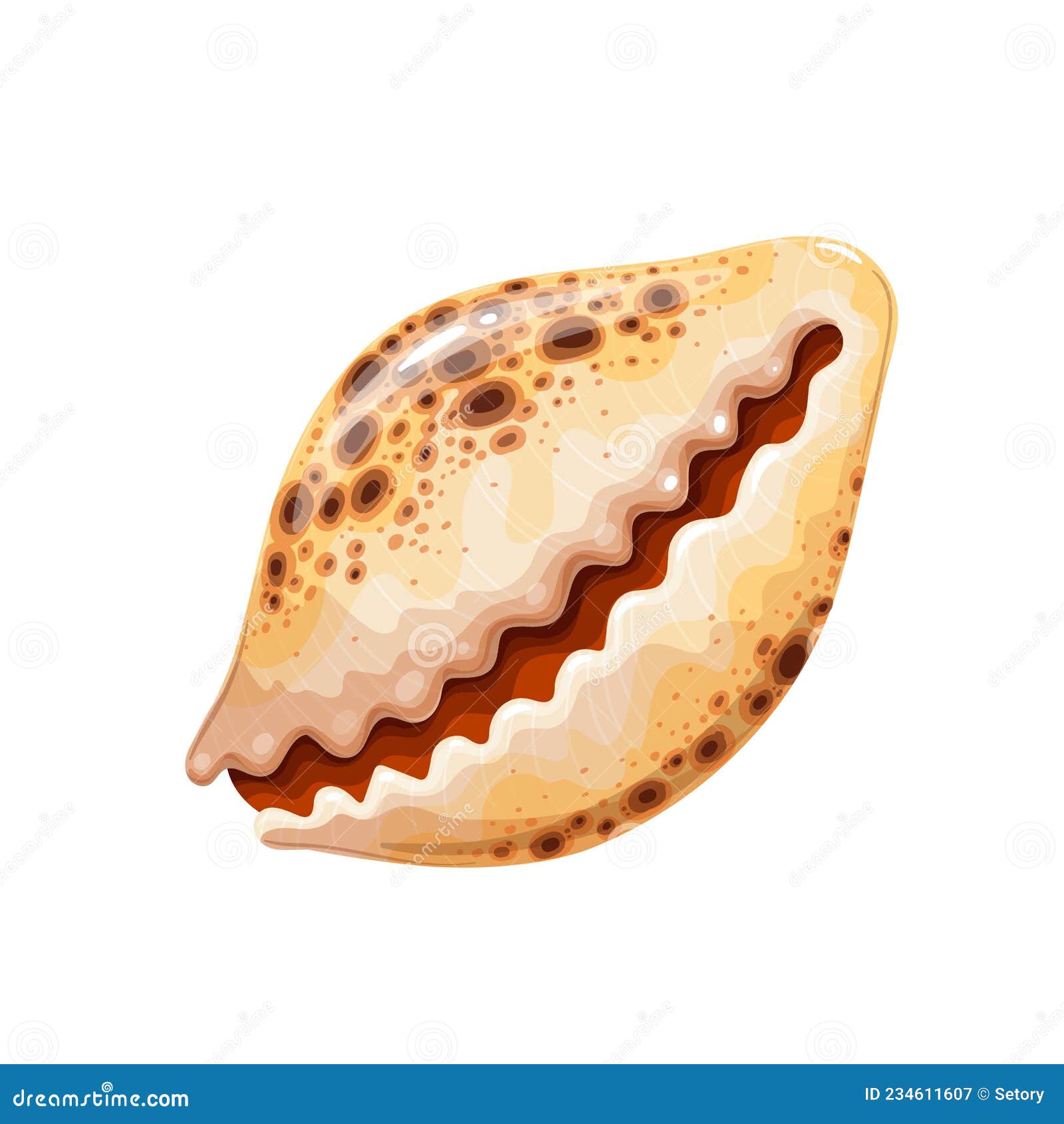 Seashell Icon, Underwater Theme Stock Vector - Illustration of reef ...