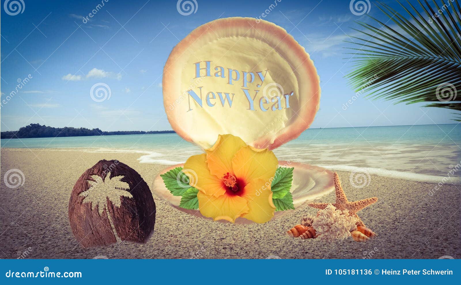 Seashell with Writing on the Stand Stock Photo - Image of town, path ...