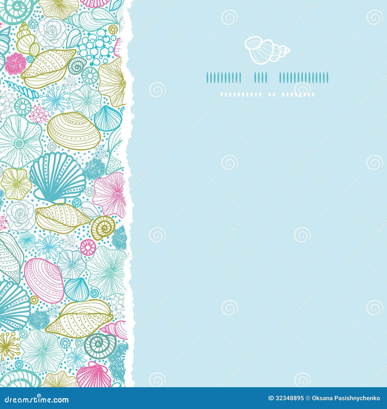 Set Of Torn Seamless Paper Borders. Abstract Paper Texture With Damaged ...