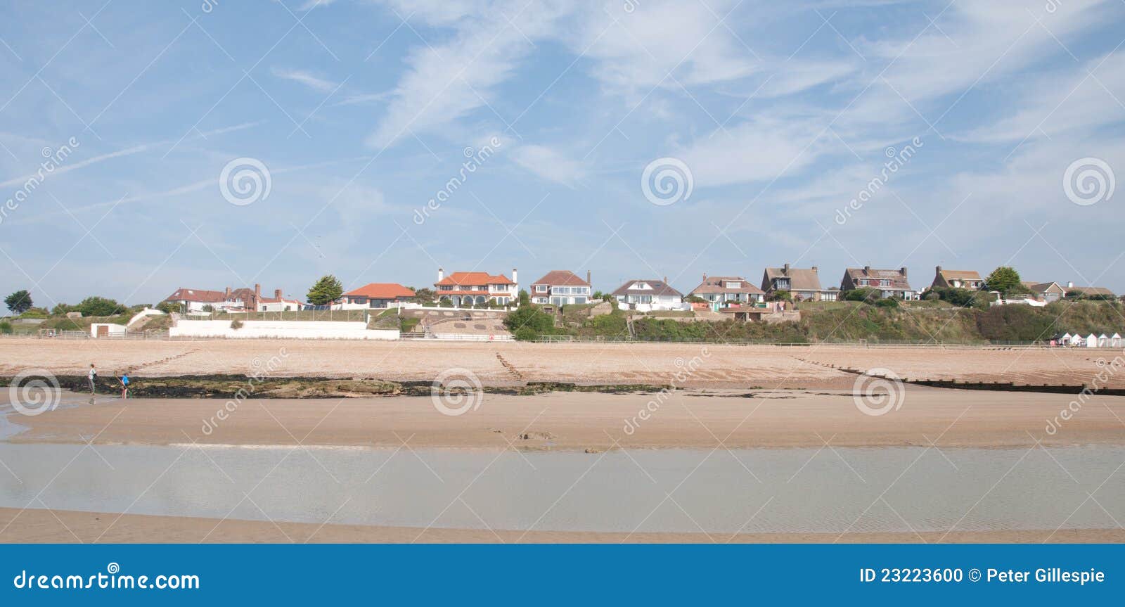 Seashore Homes stock photo. Image of water, blue, beach - 23223600
