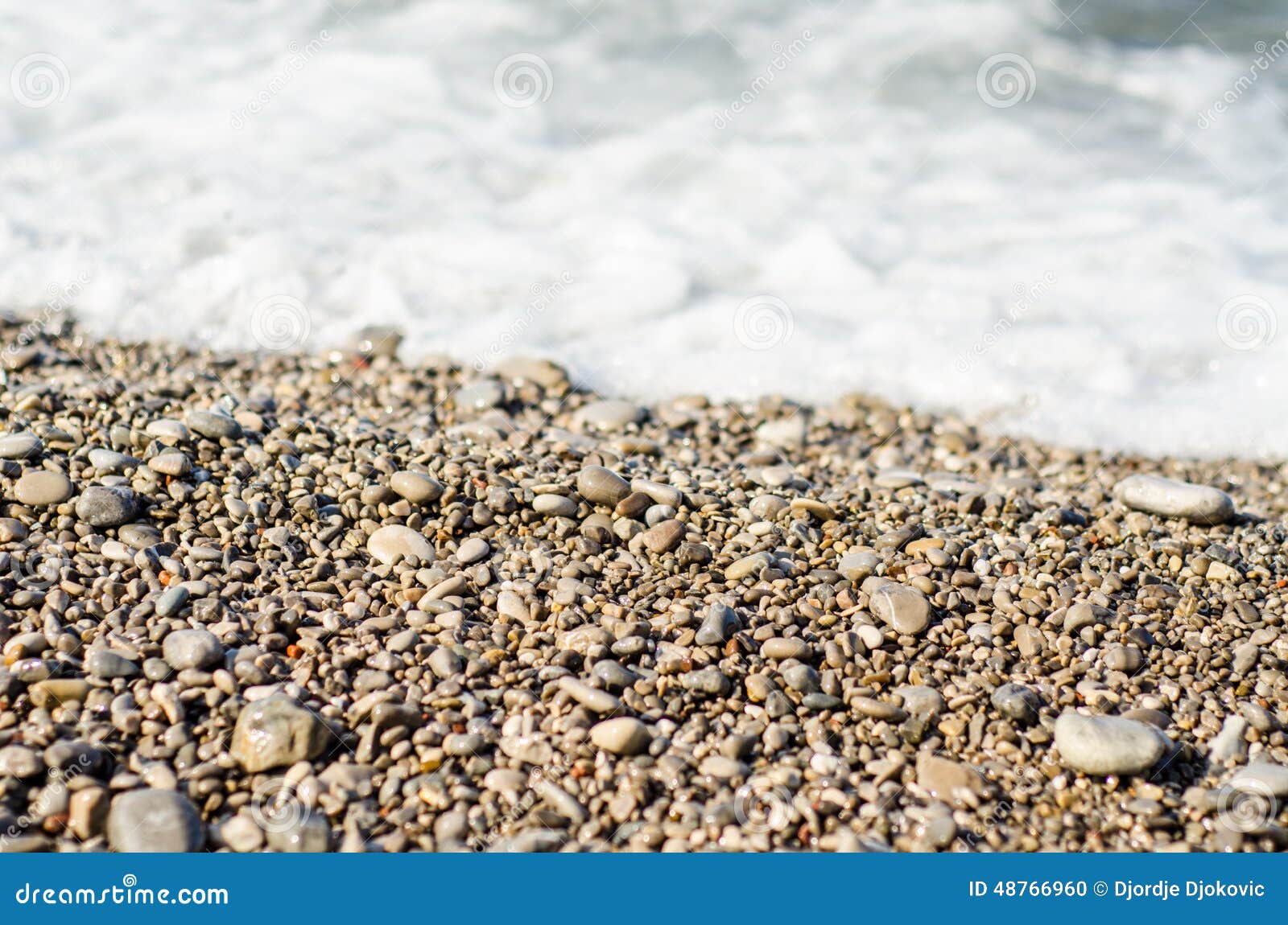 Seashore rocky sand stock photo. Image of mediterranean - 48766960