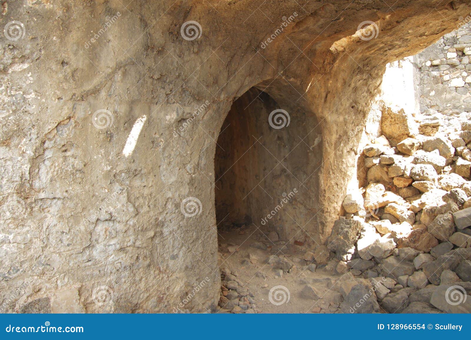 Seashore Ruins on St. Nicholas Island - Gemiler Island, Turkey Stock ...