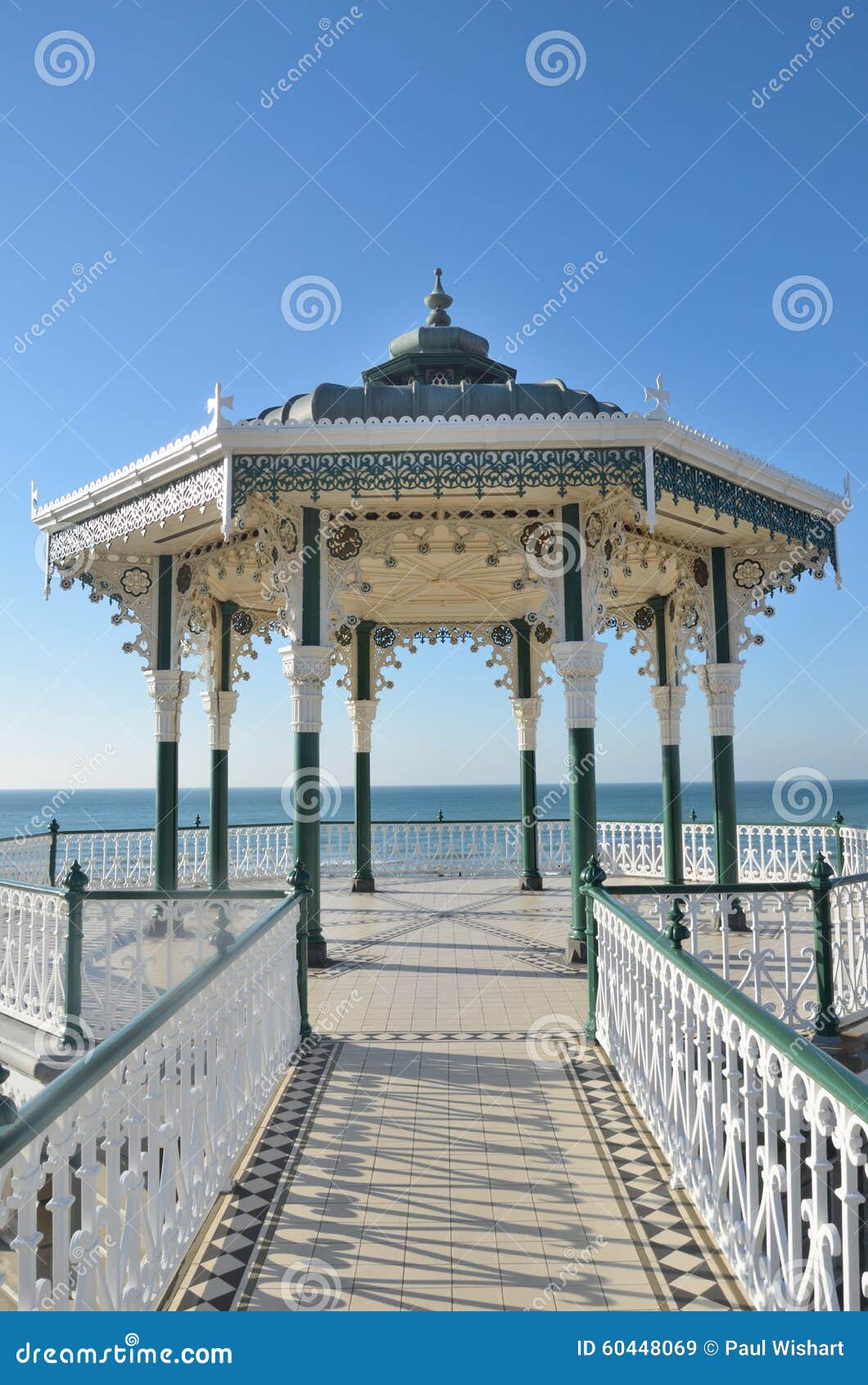 Seaside Bandstand from Front Stock Image - Image of bandstand, english ...
