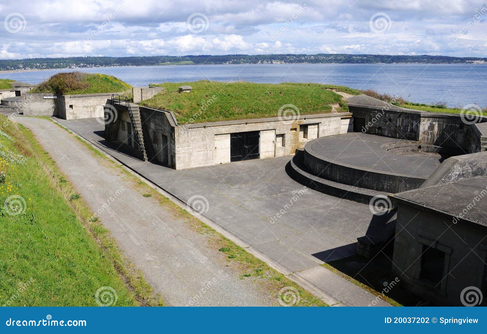 Seaside battlement stock photo. Image of state, historic - 20037202