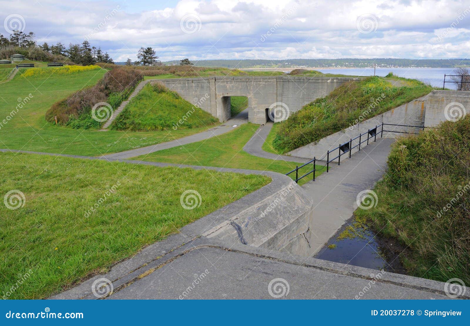 Seaside battlement stock photo. Image of building, military - 20037278