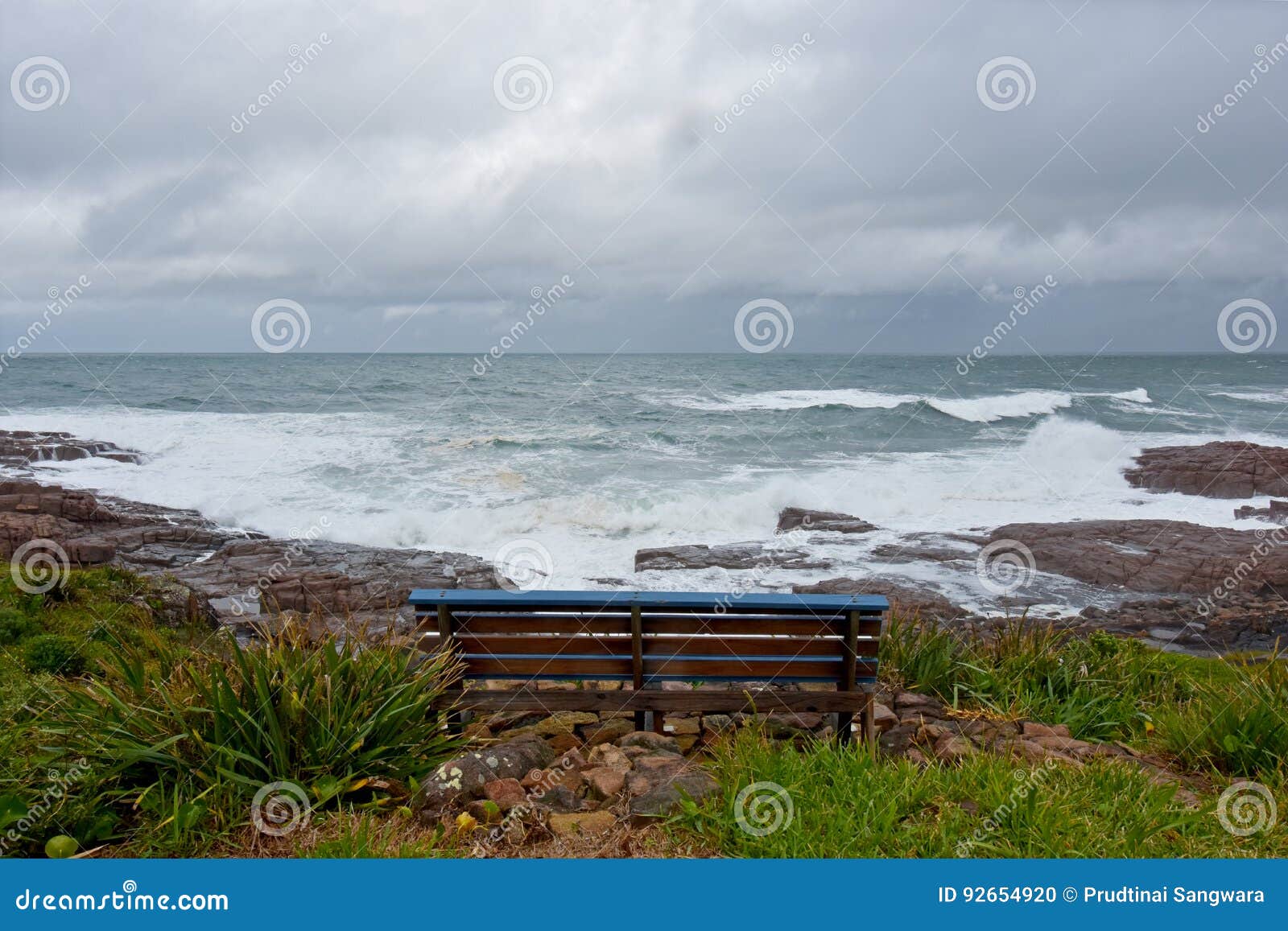 Seaside stock photo. Image of resort, water, beach, natural - 92654920