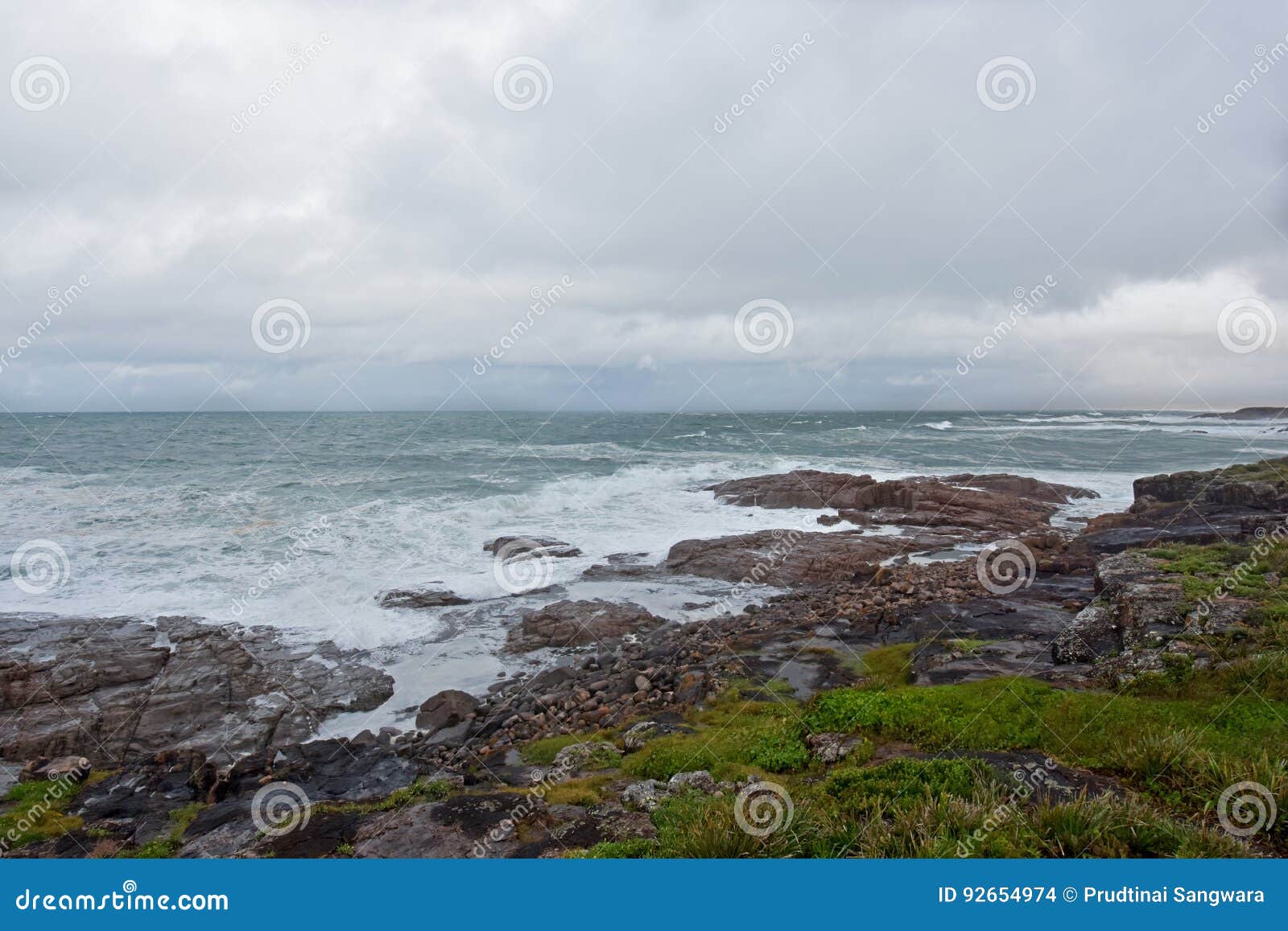 Seaside stock photo. Image of seaside, beauty, clouds - 92654974