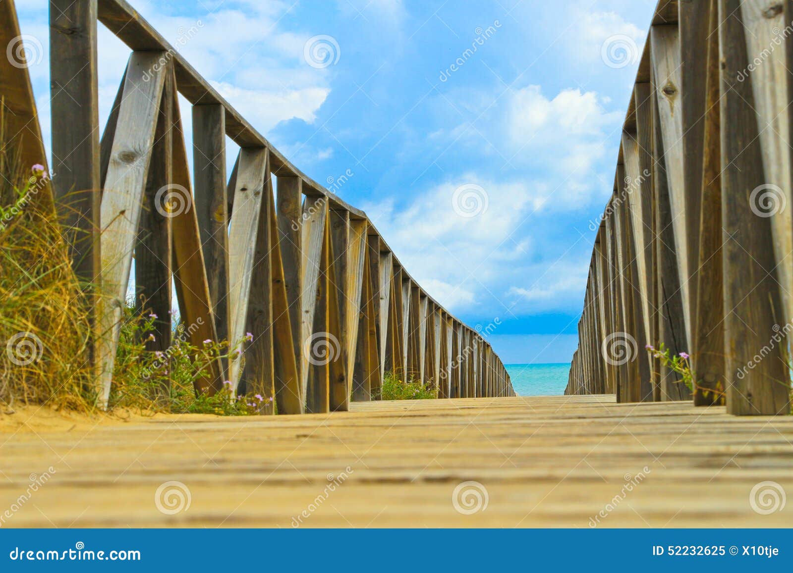 Seaside bridge stock image. Image of black, front, beach - 52232625