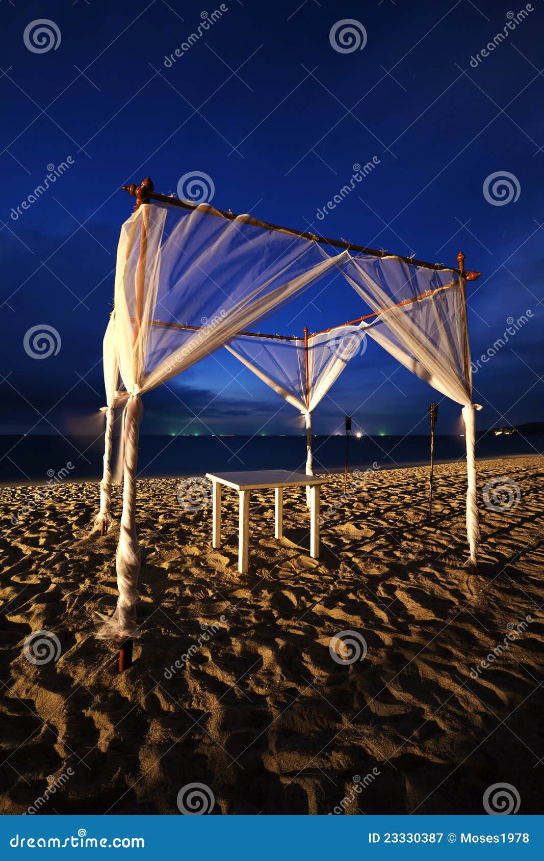 Seaside cafe at night stock image. Image of dusk, outdoor - 23330387
