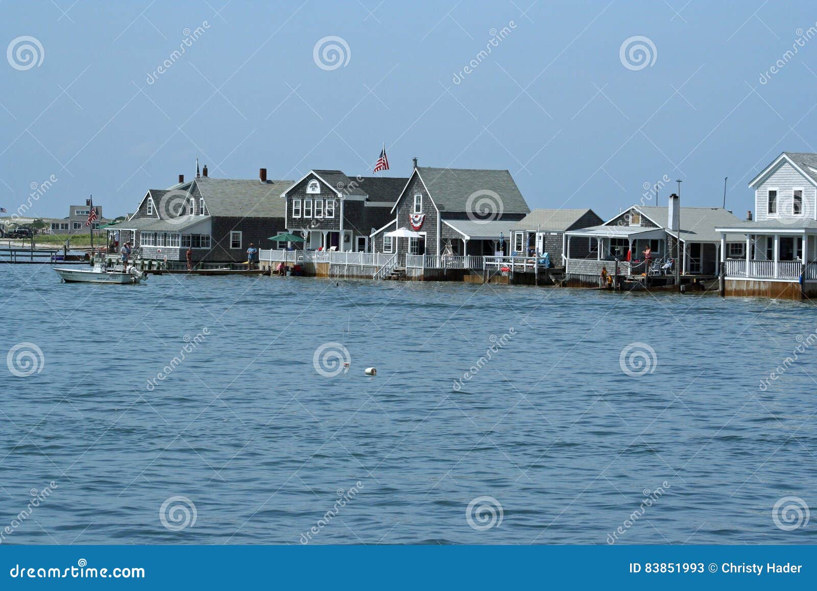 Seaside in Cape Cod editorial stock photo. Image of nautical - 83851993