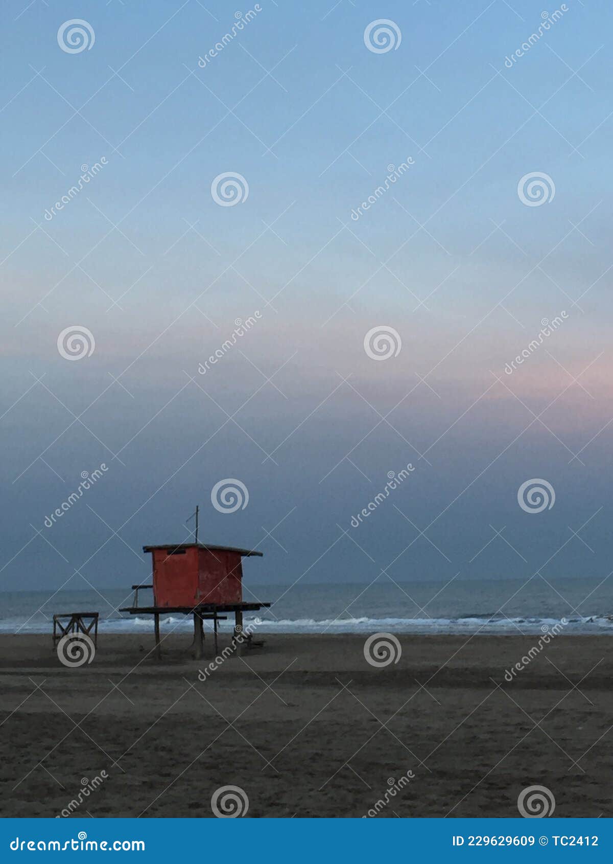 Seaside of Carilo Beach stock image. Image of south - 229629609