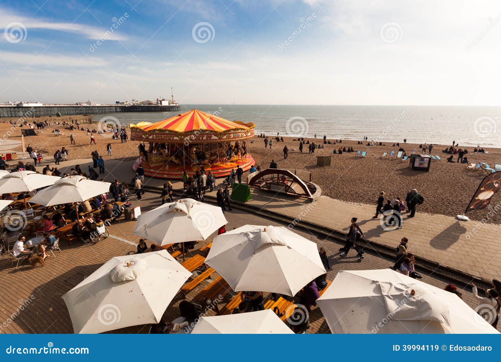The Seaside Carousel Mall, An Indoor Shopping Center In The Downtown ...