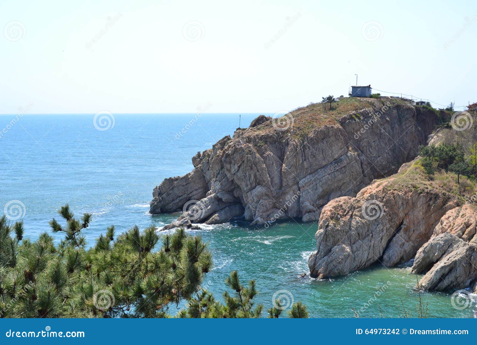 Seaside in China stock photo. Image of seaside, blue - 64973242