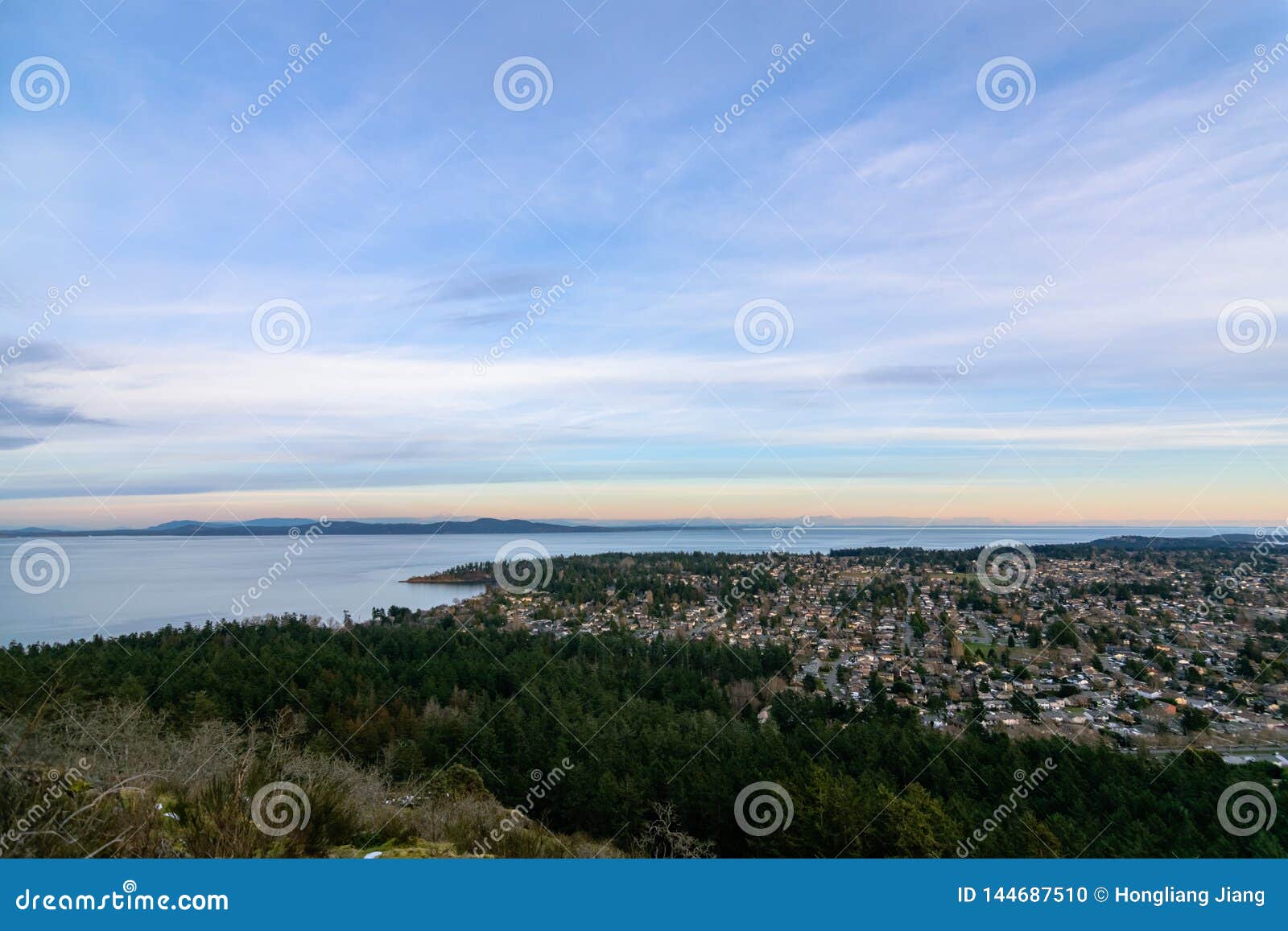 Seaside community stock photo. Image of community, head - 144687510