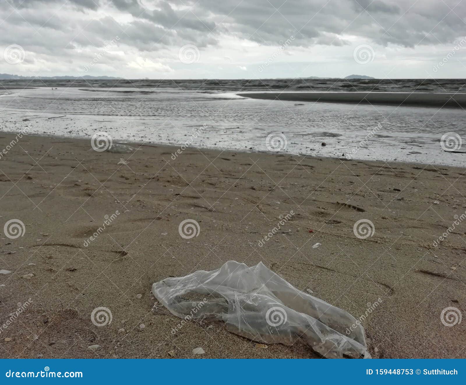 Seaside Garbage Floating Garbage Water Pollution Global Warming ...