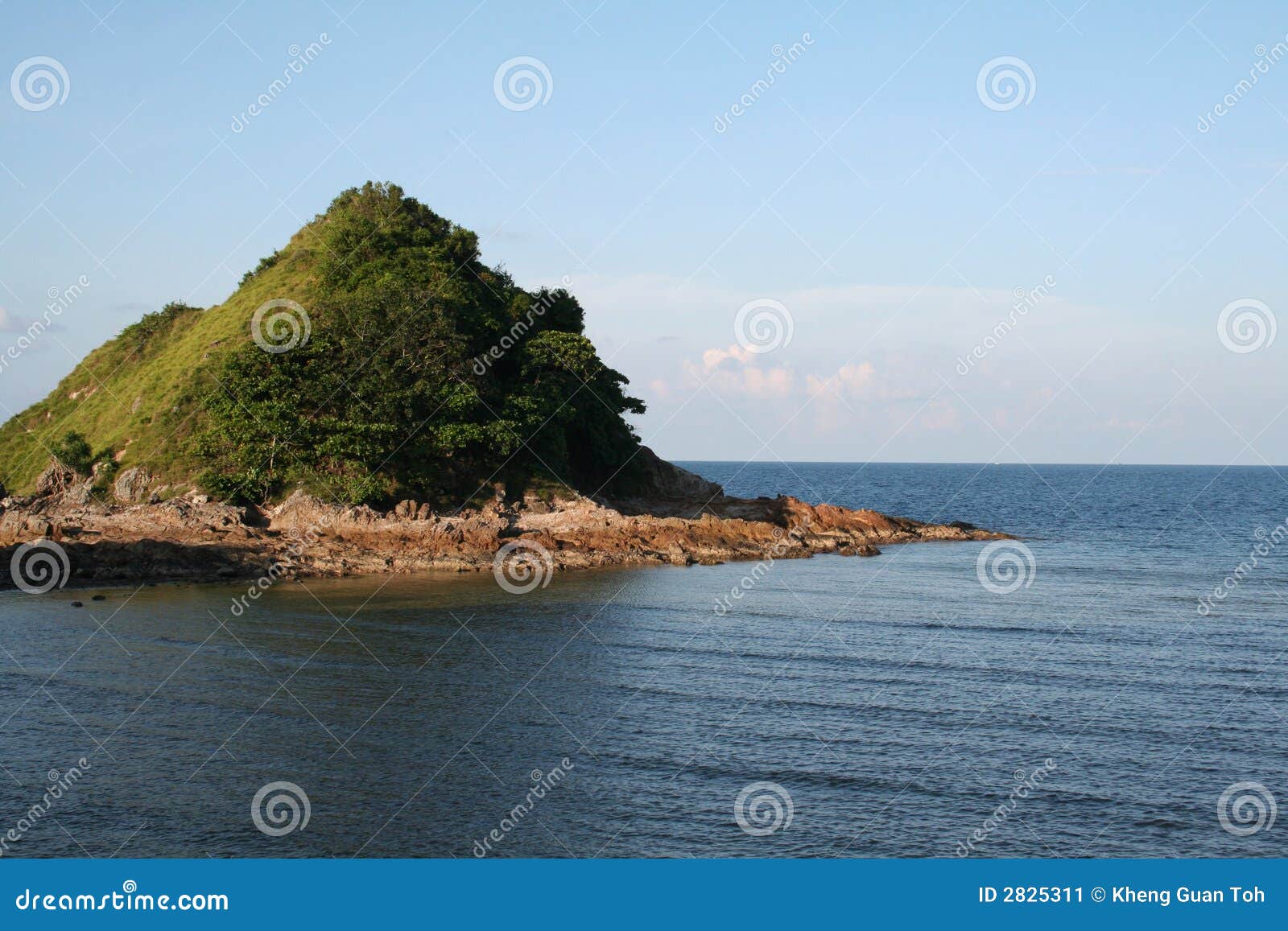 Seaside hill stock image. Image of seaside, turquoise - 2825311