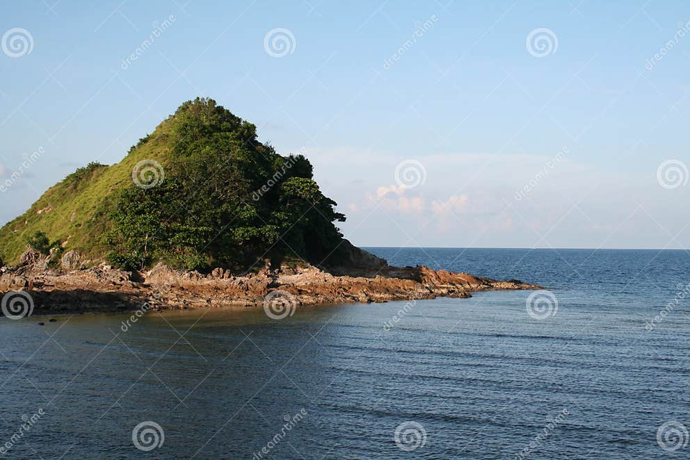 Seaside hill stock image. Image of seaside, turquoise - 2825311