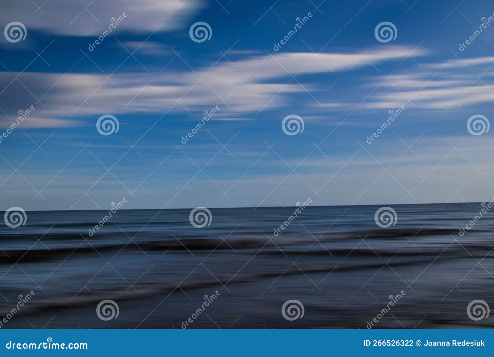 Seaside Landscape Peace and Quiet on a Sunny Warm Day Stock Photo ...