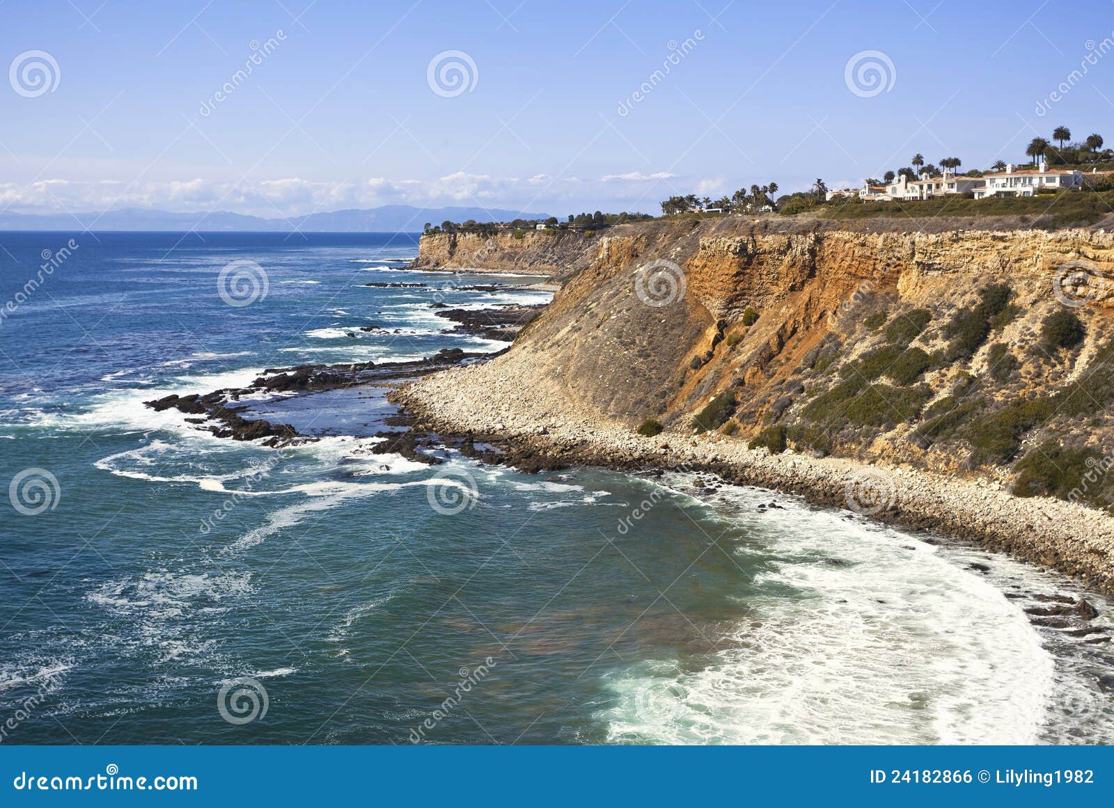 Seaside in Los Angeles stock photo. Image of california - 24182866
