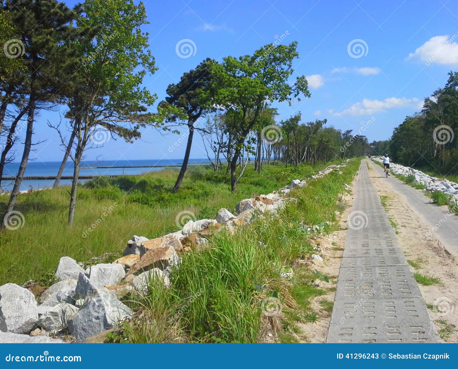 Seaside Path Royalty-Free Stock Photography | CartoonDealer.com #90255773