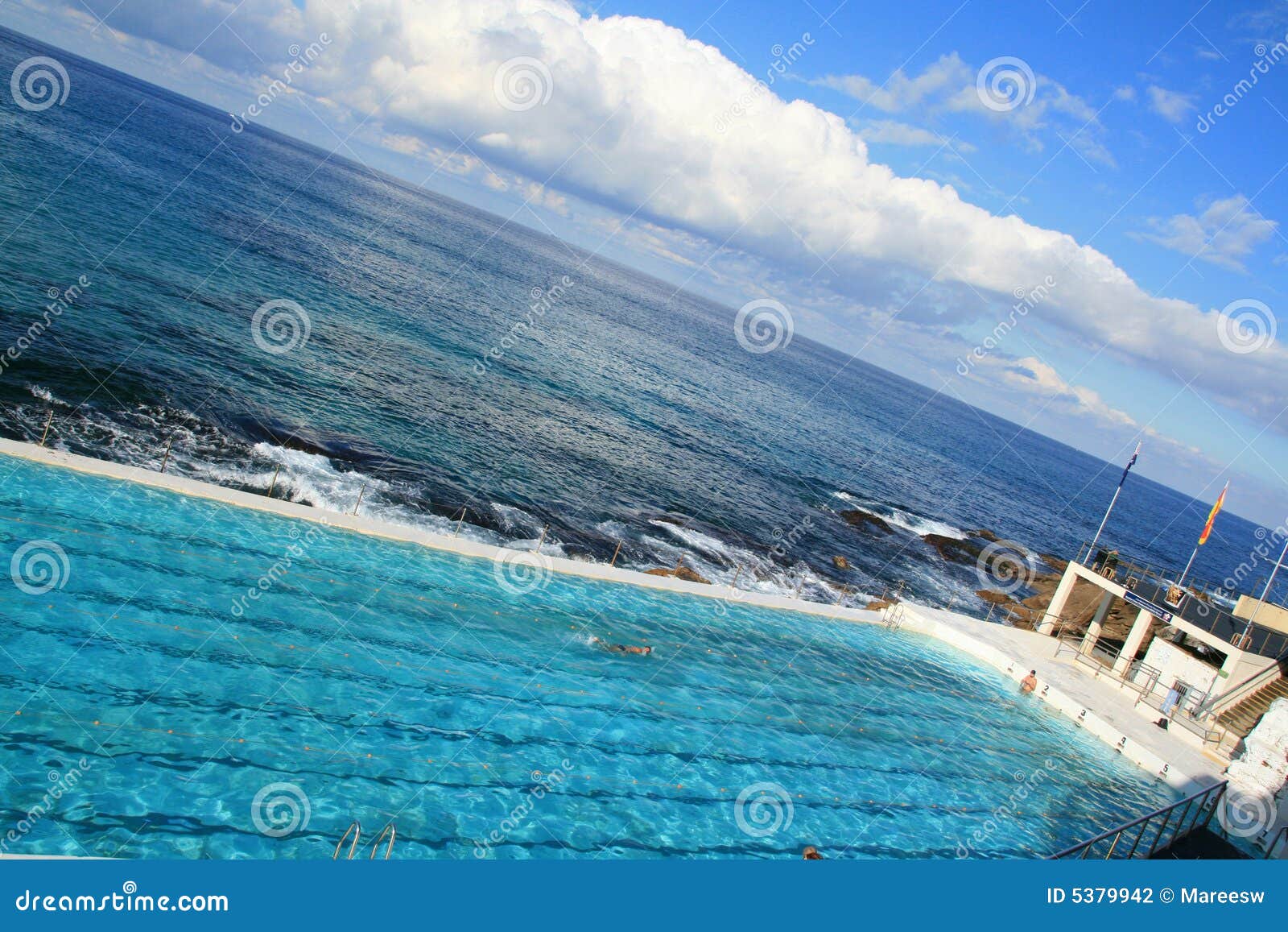 Seaside Pool stock photo. Image of recreation, coastal - 5379942