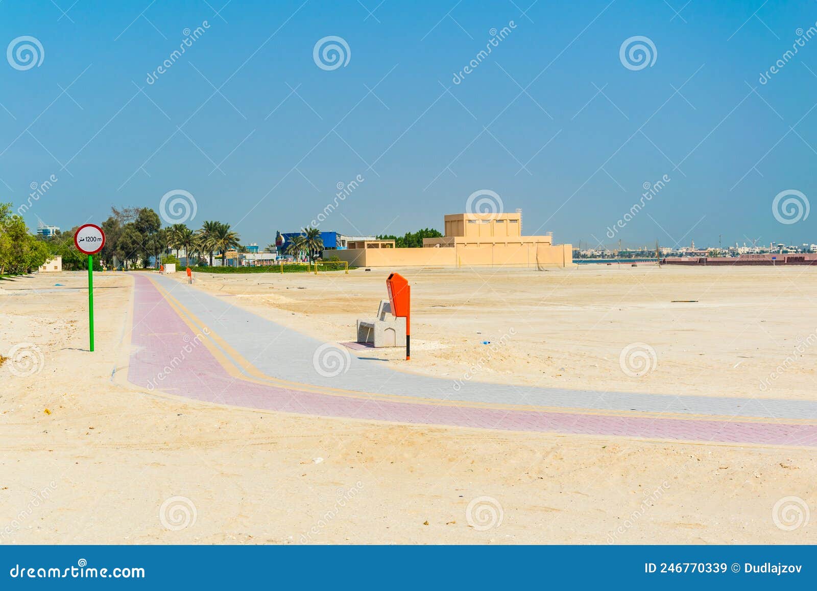Seaside Promenade in Manama, Bahrain...IMAGE Stock Image - Image of ...