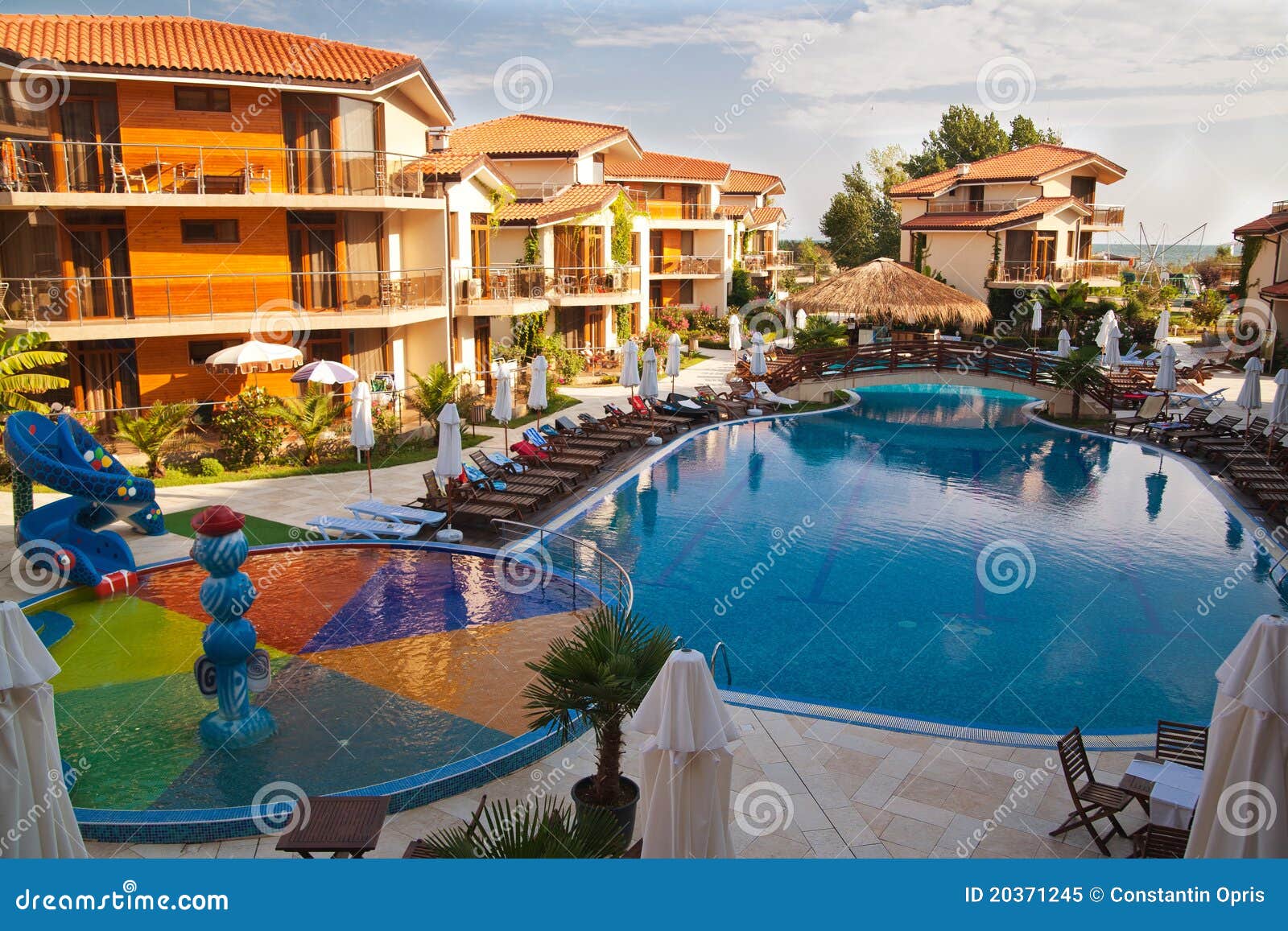 Seaside resort stock image. Image of daylight, outdoors - 20371245