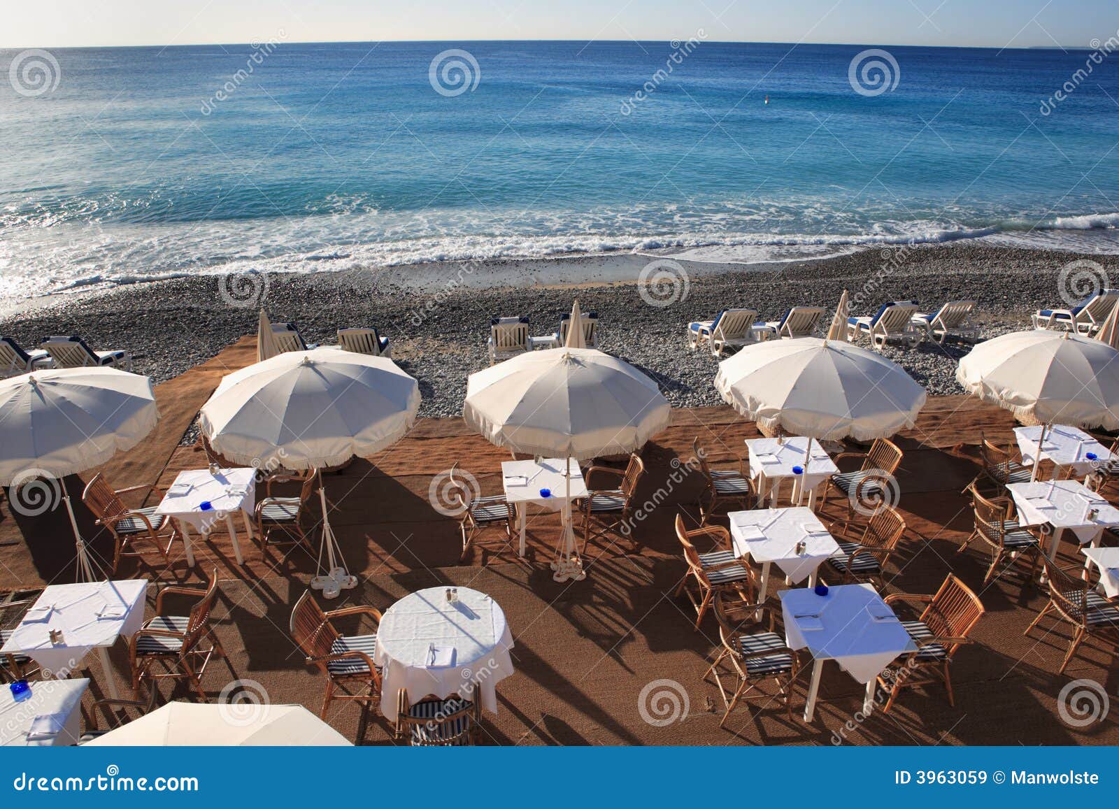 Seaside restaurant stock image. Image of coastline, gourmet - 3963059