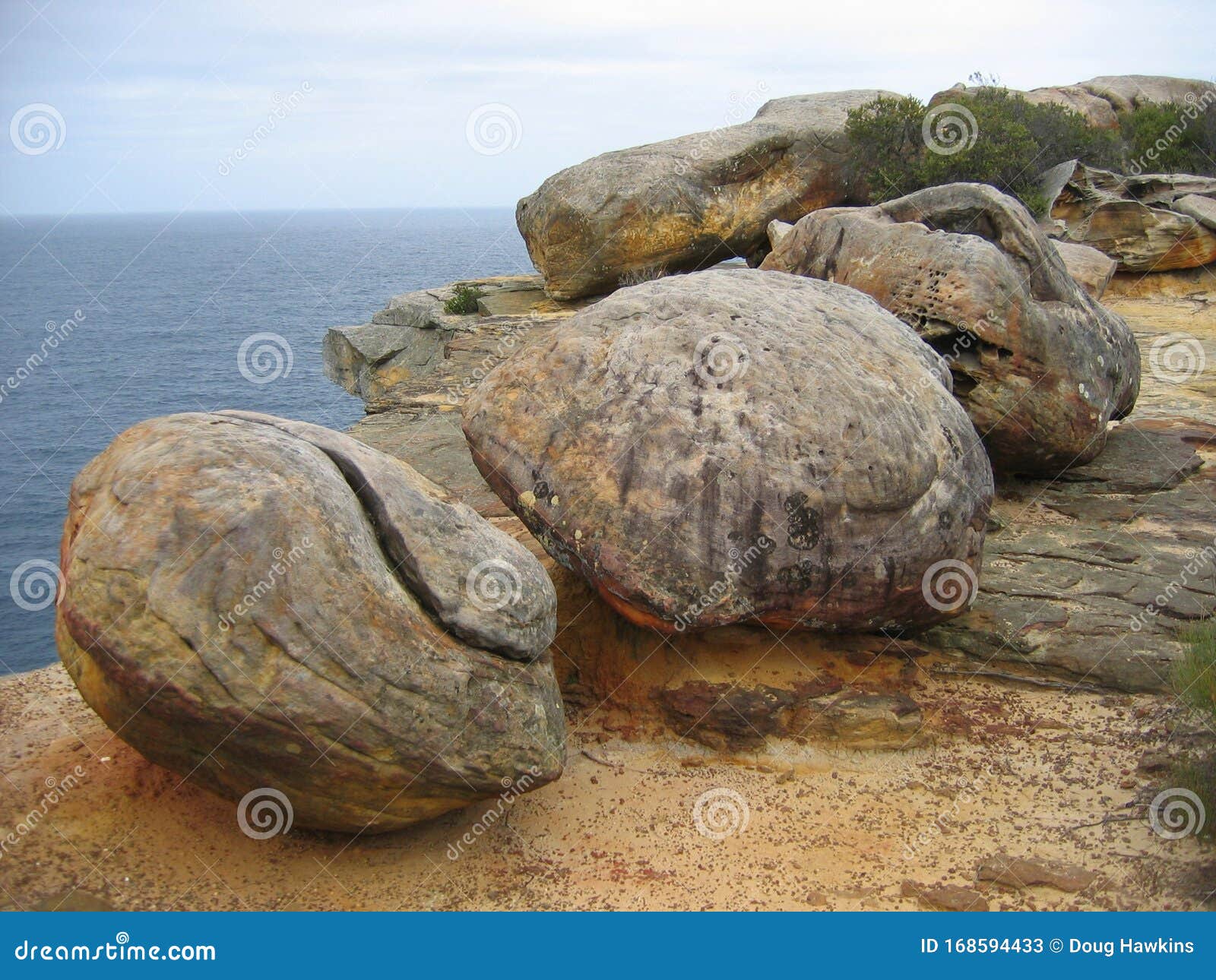 Seaside rock formation stock image. Image of rock, collection - 168594433